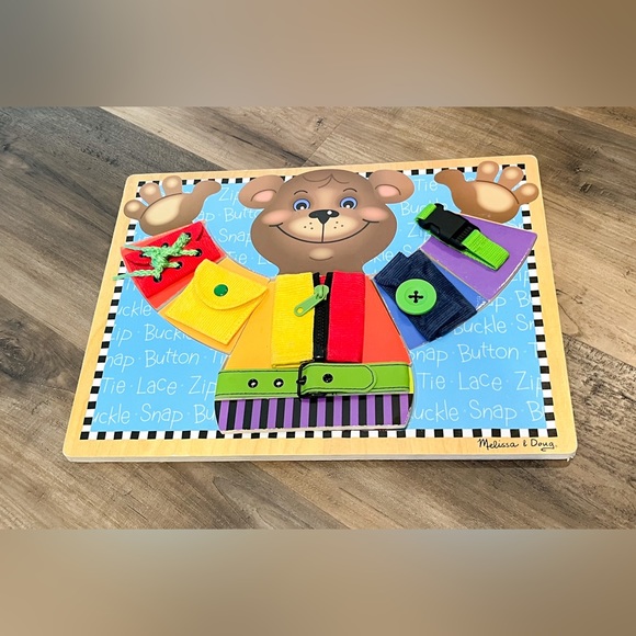 Melissa & Doug | Toys | Melissa And Doug Basic Skills Board | Poshmark